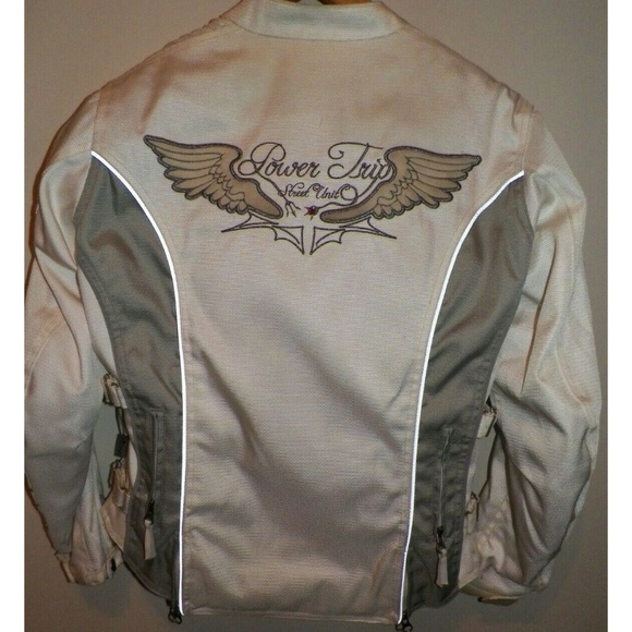 Power Trip | Jackets & Coats | Women S Power Trip White Motorcycle ...